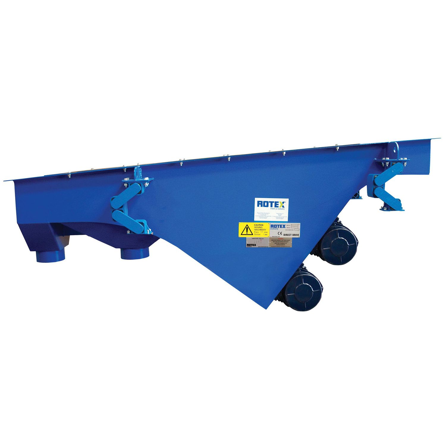 Vibrating feeder - Rotex - bulk / motorized