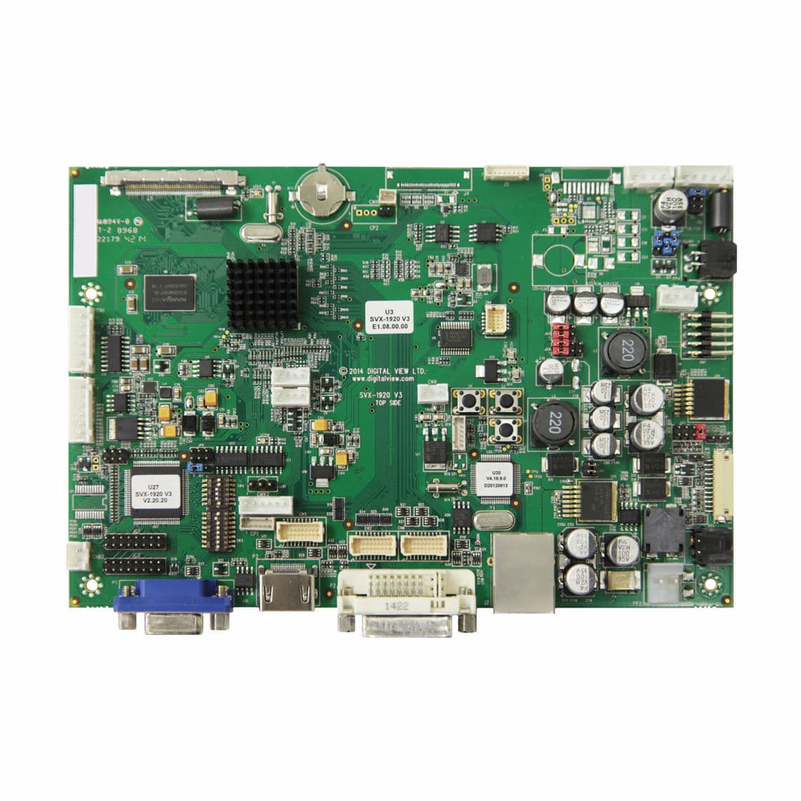 LCD controller card - SVX-1920v3 - Digital View - RS-232 / Ethernet / HDMI