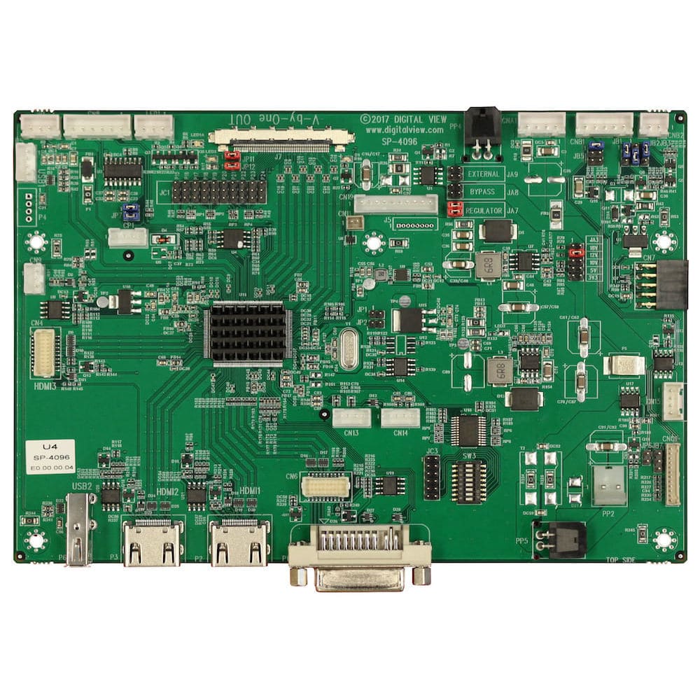 LCD controller card - HSP-4096 - Digital View - RS-232 / HDMI