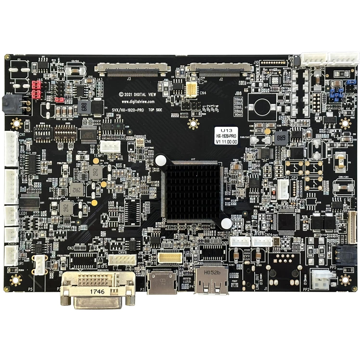 LCD controller card - HX-1920-PRO - Digital View - RS-232 / Ethernet / HDMI