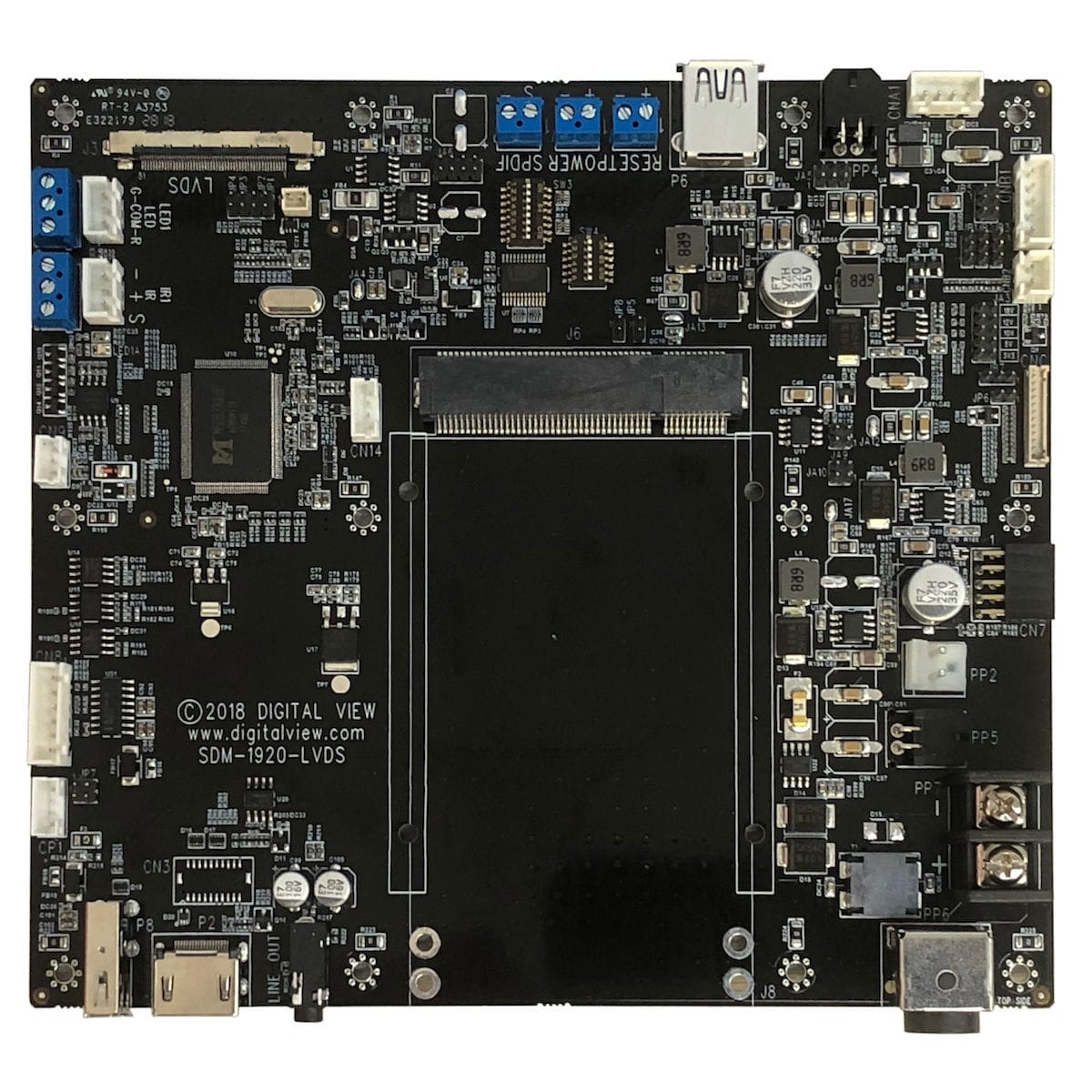 LCD controller card - SDM-1920-LVDS - Digital View - RS-232 / USB / LVDS