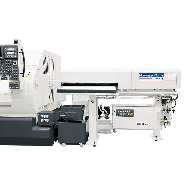 Shaft loading and unloading system - HAI-BEI - Nakamura-Tome Precision ...