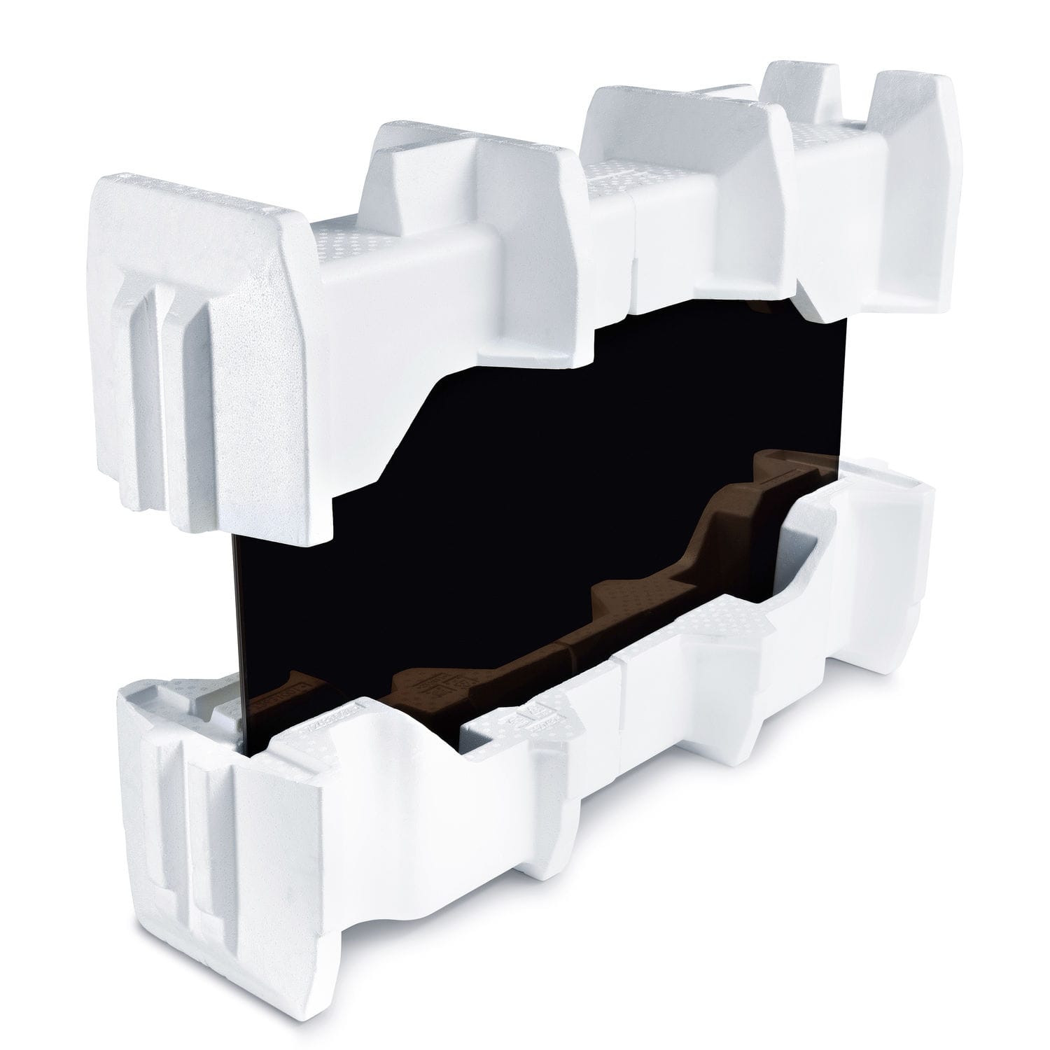 Polystyrene protective packaging - Storopack - for electronics