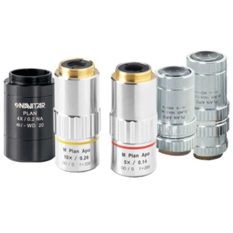 Micro objective lens - 1-55 series - Navitar - plan achromatic