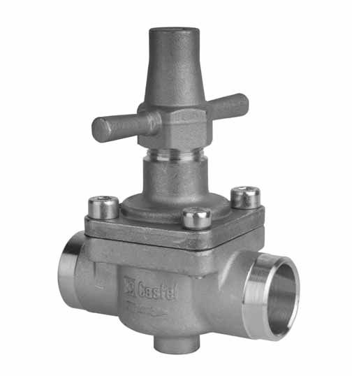 Ball check valve - ø 22 - 54 mm, 45 bar | 6512, 6532 series - CASTEL ...