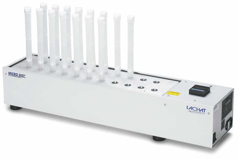 Distillation testing device - Lachat Instruments