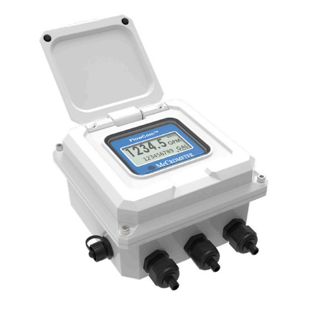 Digital recorder - McCrometer - flow / data logger / battery-powered