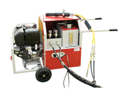 Diesel engine hydraulic power unit - Huck 911D - Arconic - wheel-mounted