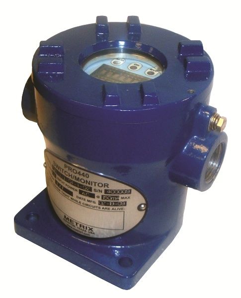 Electronic vibration switch - PRO440, 450, 6000 - Metrix Instrument Co ...