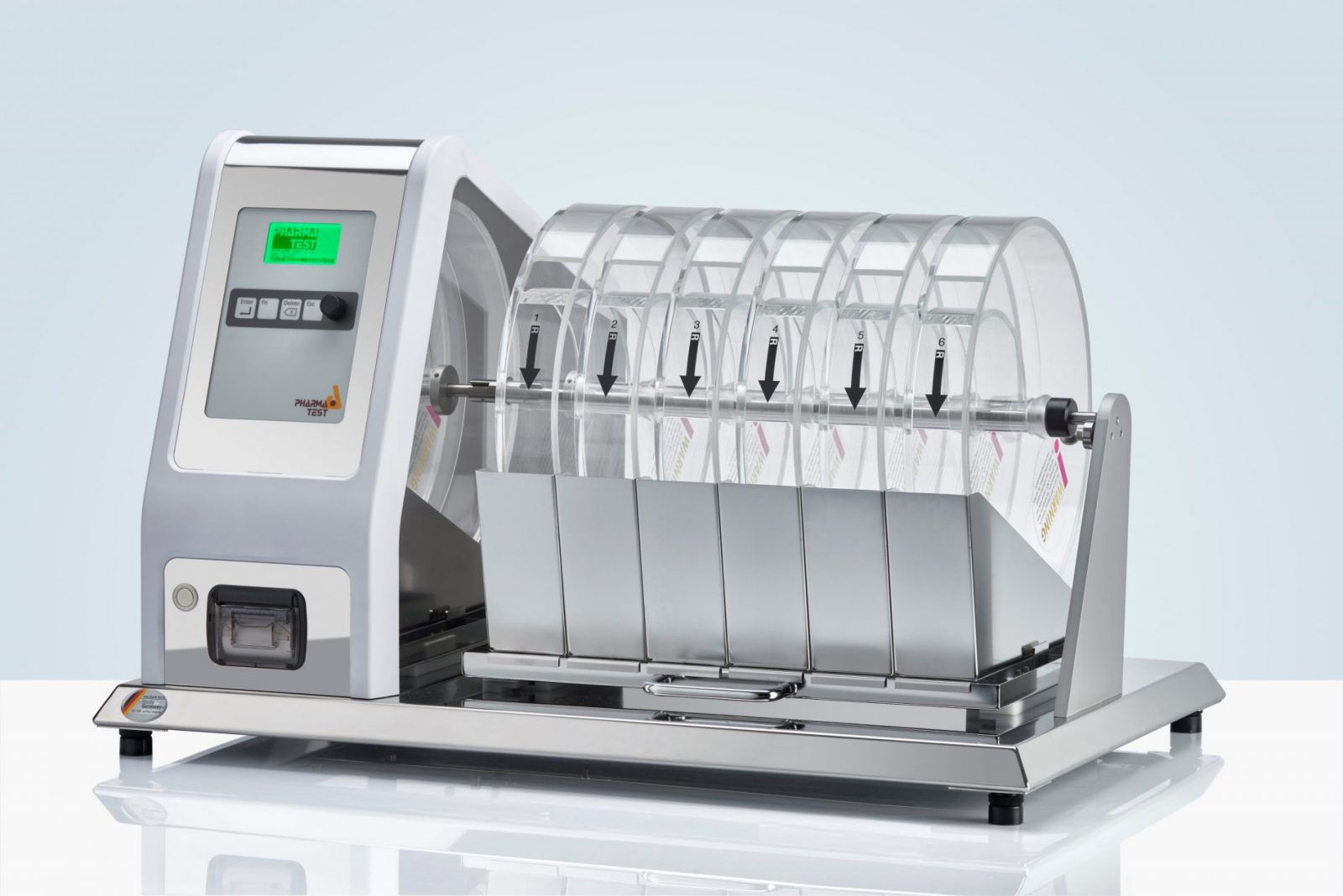 Friability testing device - PTF 600 - Pharma Test Apparatebau AG ...