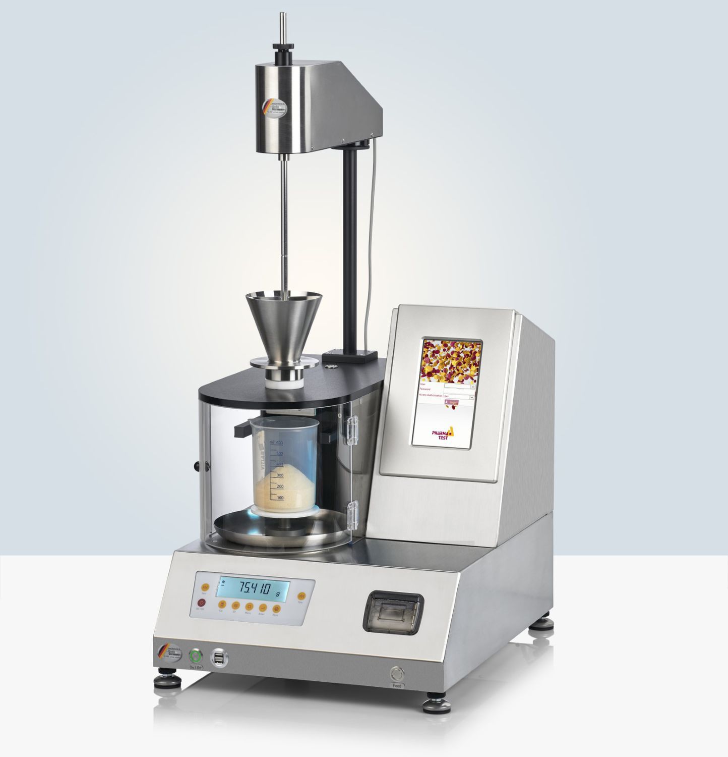 Powder testing device - PTG-S5 - Pharma Test Apparatebau AG ...
