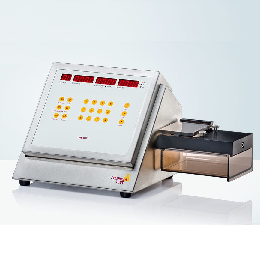 Hardness test equipment - PTB 311E - Pharma Test Apparatebau AG ...