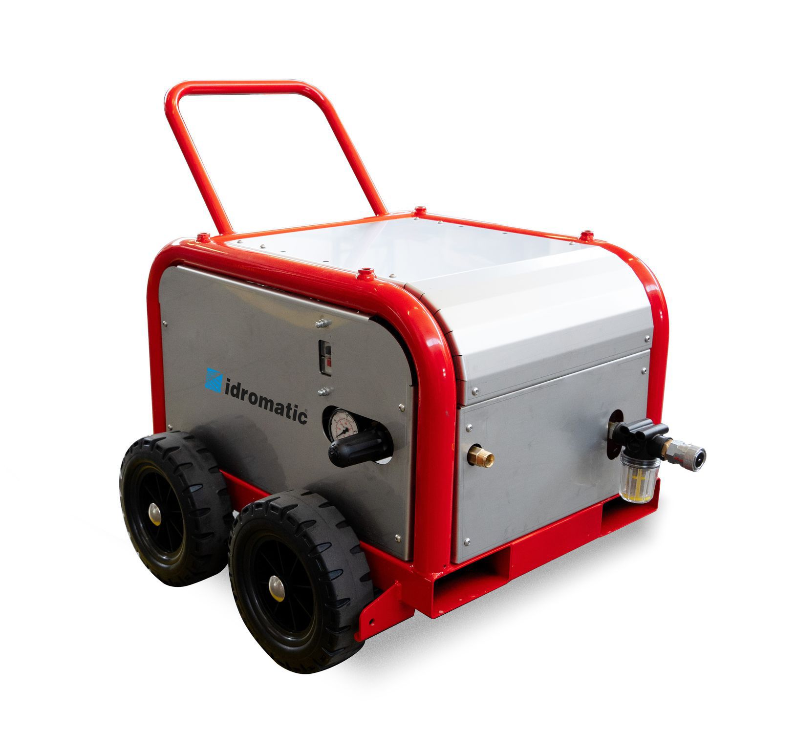 Cold water high-pressure cleaner - XD - IDROMATIC - mobile / stainless ...