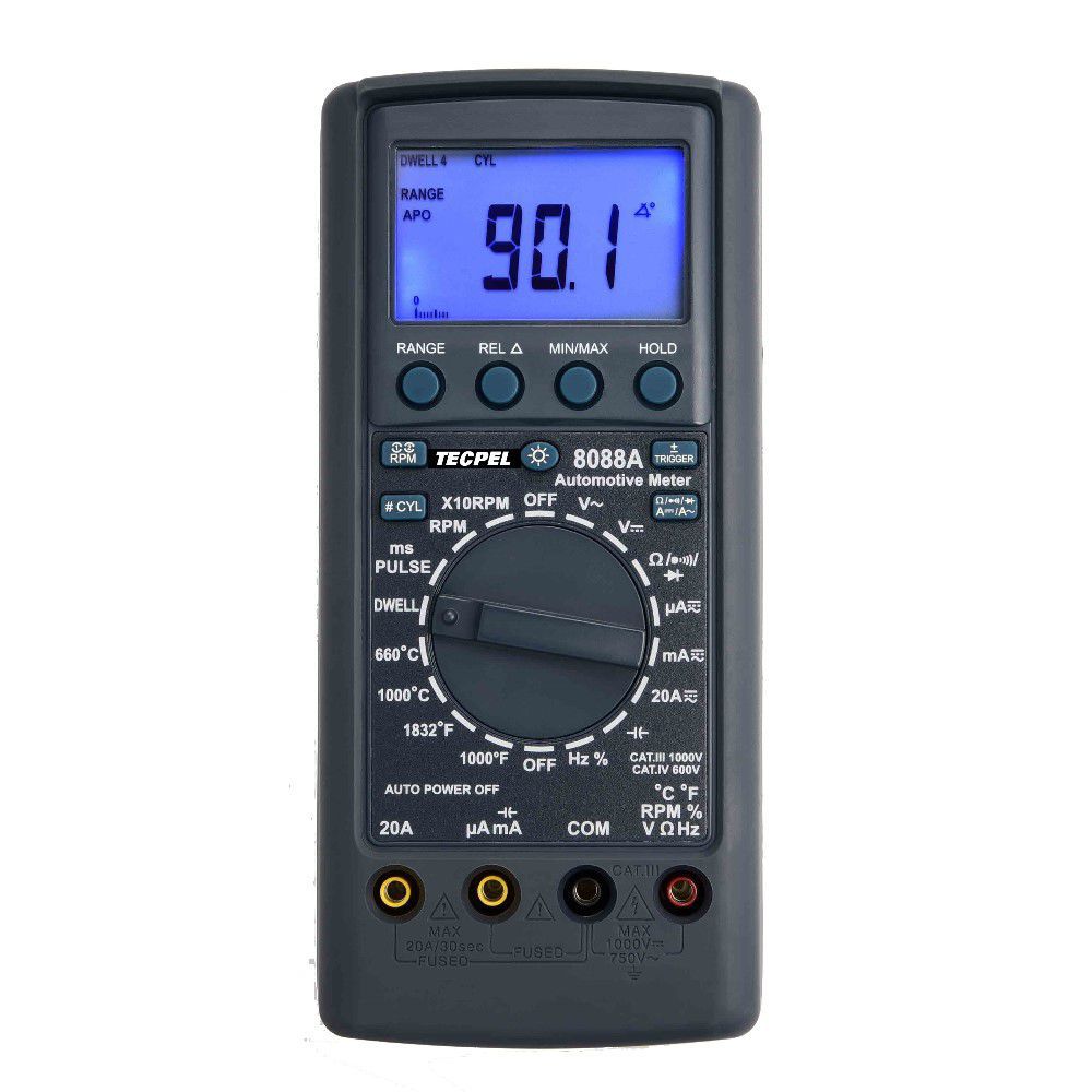 Digital multimeter - DMM-8088A - Tecpel Co., Ltd. - portable / 1000 V ...