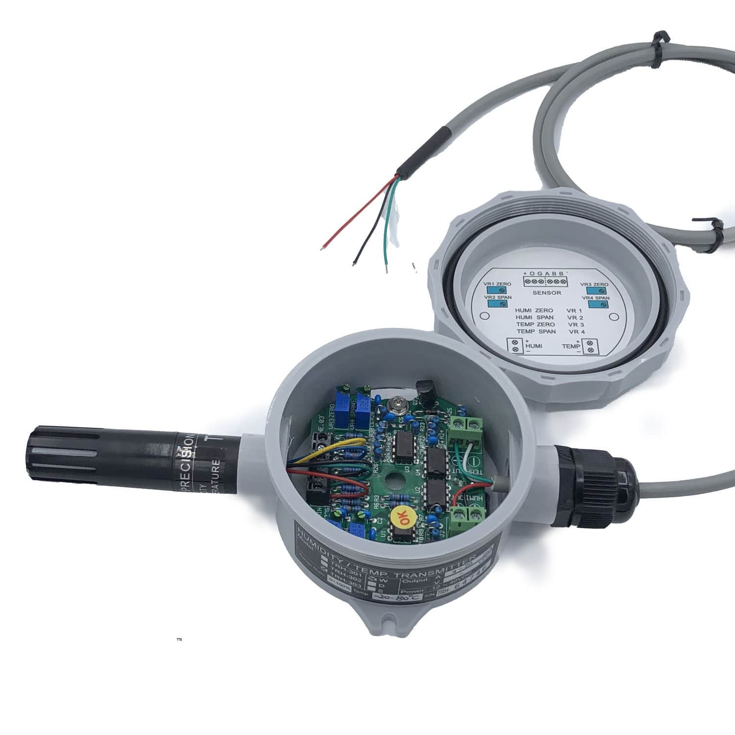 Relative humidity transmitter - TRH-300 series - Tecpel Co., Ltd ...