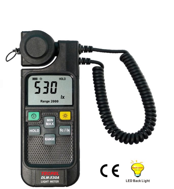 Digital illuminance meter - DLM-530A - Tecpel Co., Ltd. - portable ...