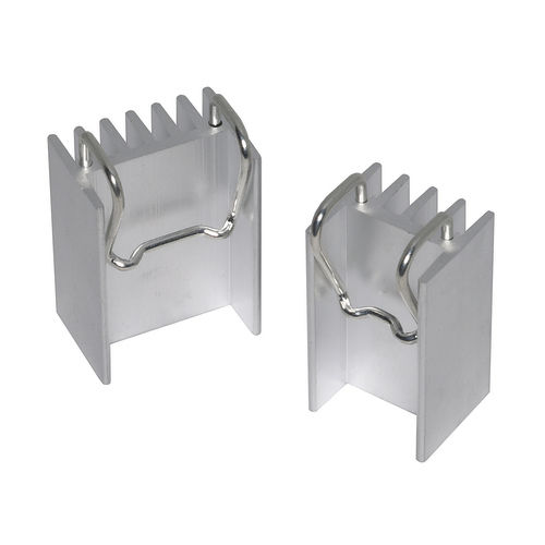 Aluminum heat sink - W Series - Ohmite - extruded