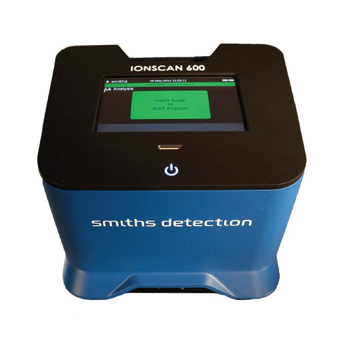 Explosives detector - IONSCAN 600 - Smiths Detection - power / ion / trace