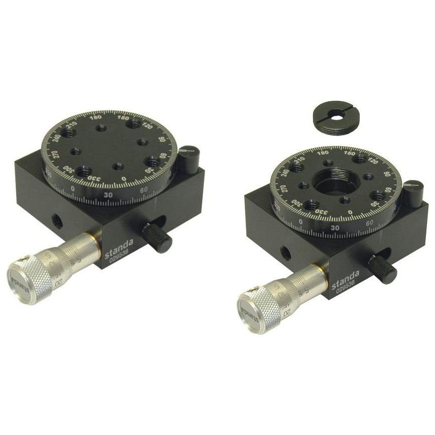 Rotary positioning stage - 7R7 series - Standa - manual / 1-axis ...