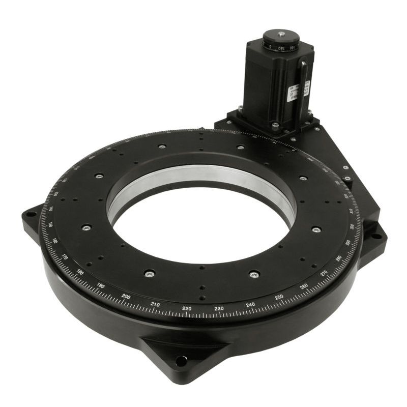 Rotary positioning stage - 8MRB240-152-59 series - Standa - motorized ...