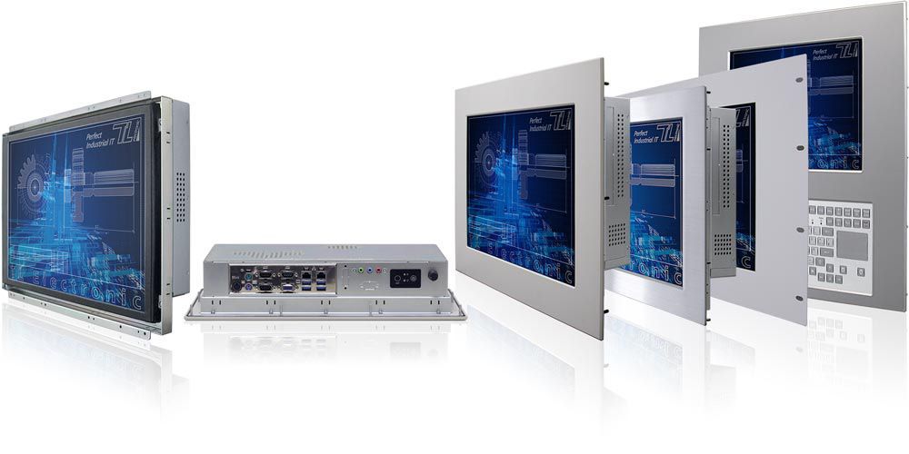 LCD panel PC - SlimLine IH70 Series - TL Electronic - resistive touch ...