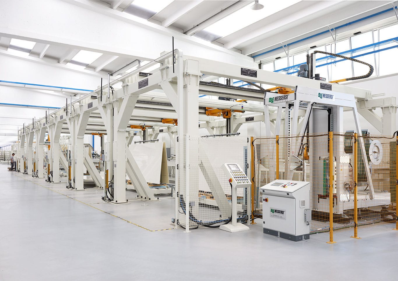 Ceramic fully packaging line - MESSERSI' PACKAGING - strapping machine ...