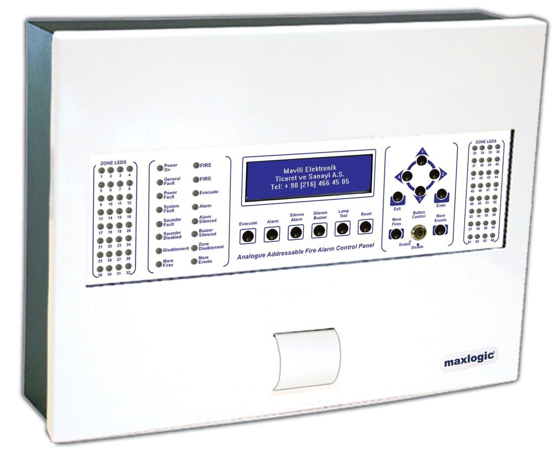 Fire alarm control panel - ML-124X.P series - MAVILI ELEKTRONIK ...