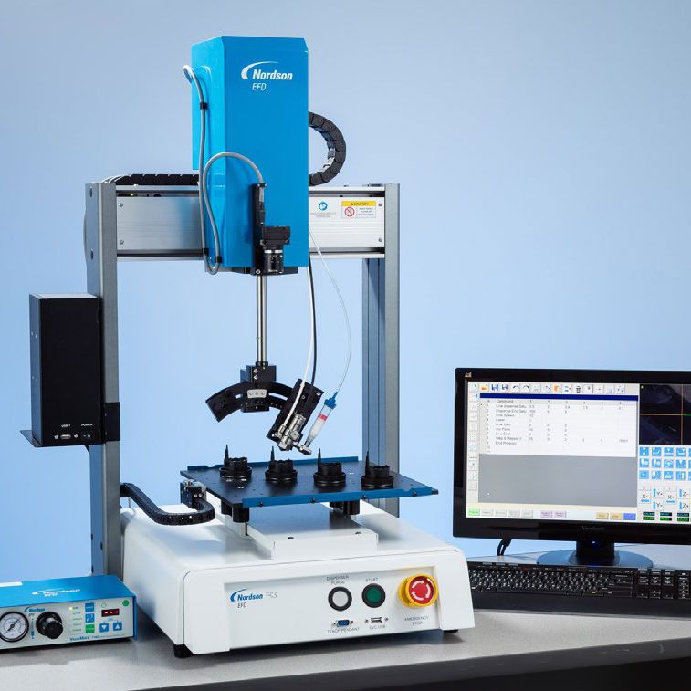 Cartesian robot - RV Series - Nordson EFD - 4-axis / dispensing / benchtop