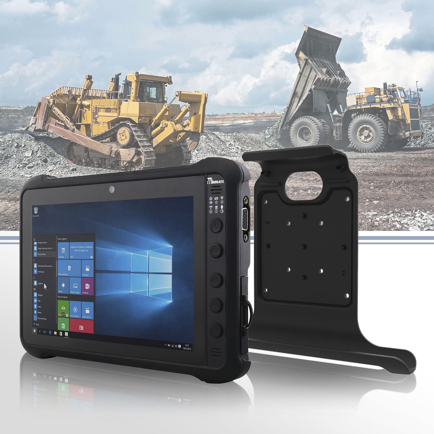 Windows tablet - M900P - Winmate, Inc. - 8" / Intel® Pentium / waterproof