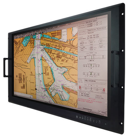 Marine monitor - W32L100-MRA3FP - Winmate, Inc. - projected capacitive touchscreen / multitouch ...