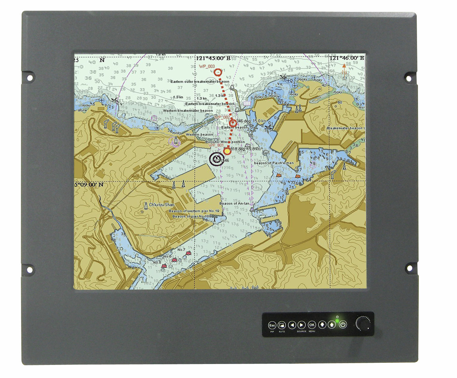 Display for marine applications - R17L500-MRM1 - Winmate, Inc ...