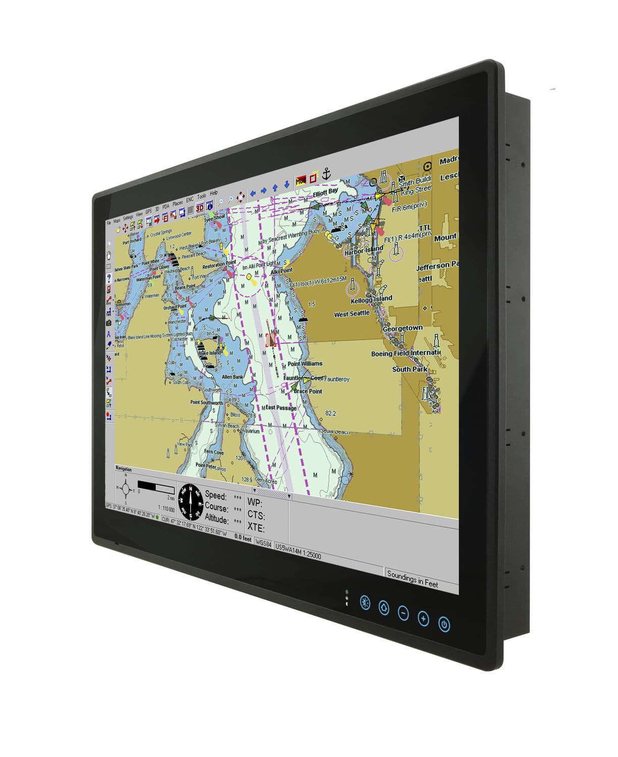 Panel PC for marine applications - W26IH3S-MRA1FP - Winmate, Inc. - TFT LCD / capacitive touch ...
