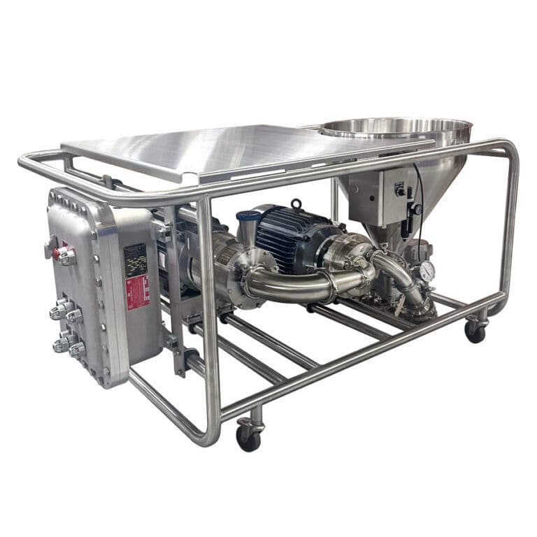 Rotor-stator dispersion system - Fastfeed® CX - Admix - batch / vacuum ...