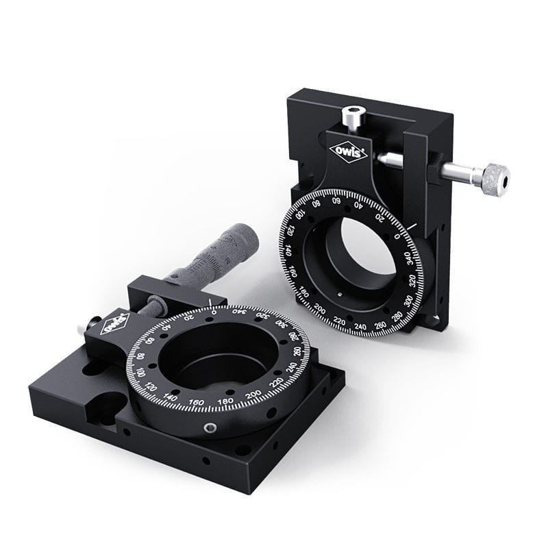 Vertical positioning stage - WV 40 series - OWIS GmbH - rotary / manual ...