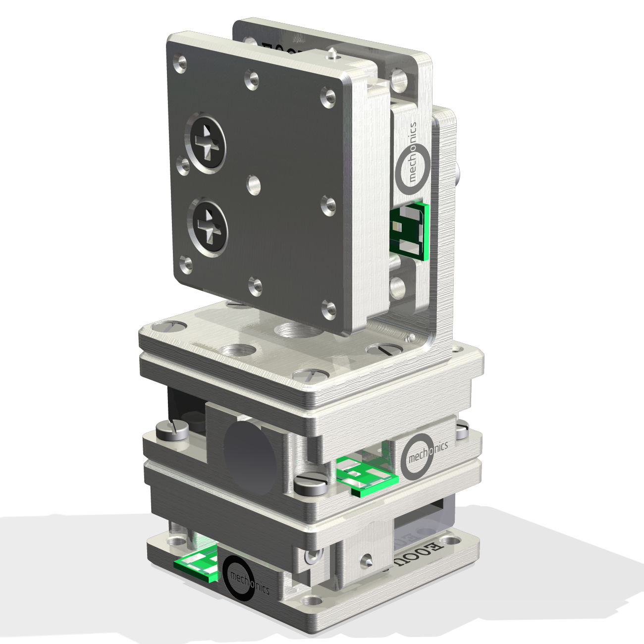 Linear positioning stage - MS15 - mechOnics ag - XYZ / piezoelectric ...