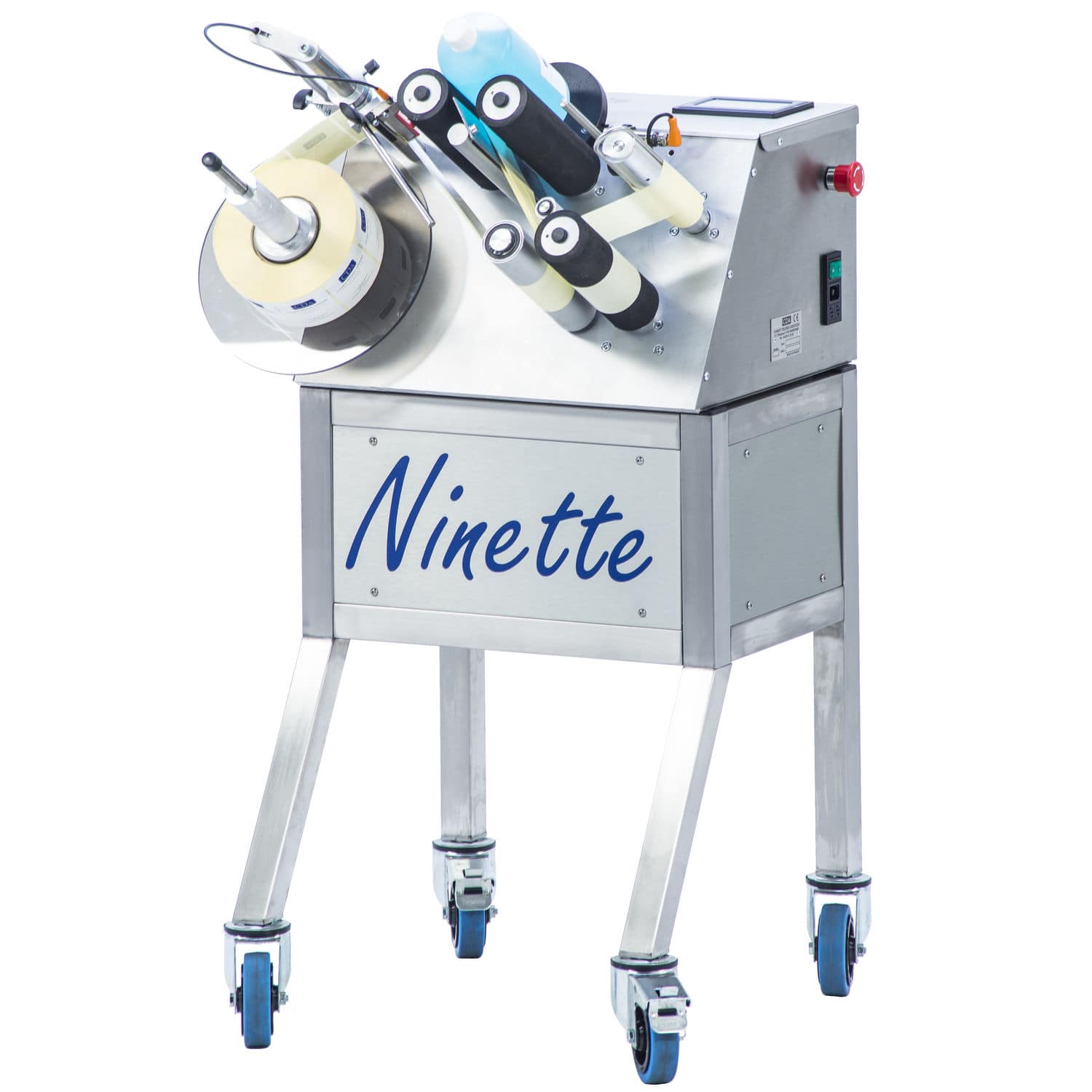 Semi-automatic labeler - Ninette 1 - CDA - for bottles / for chemicals ...