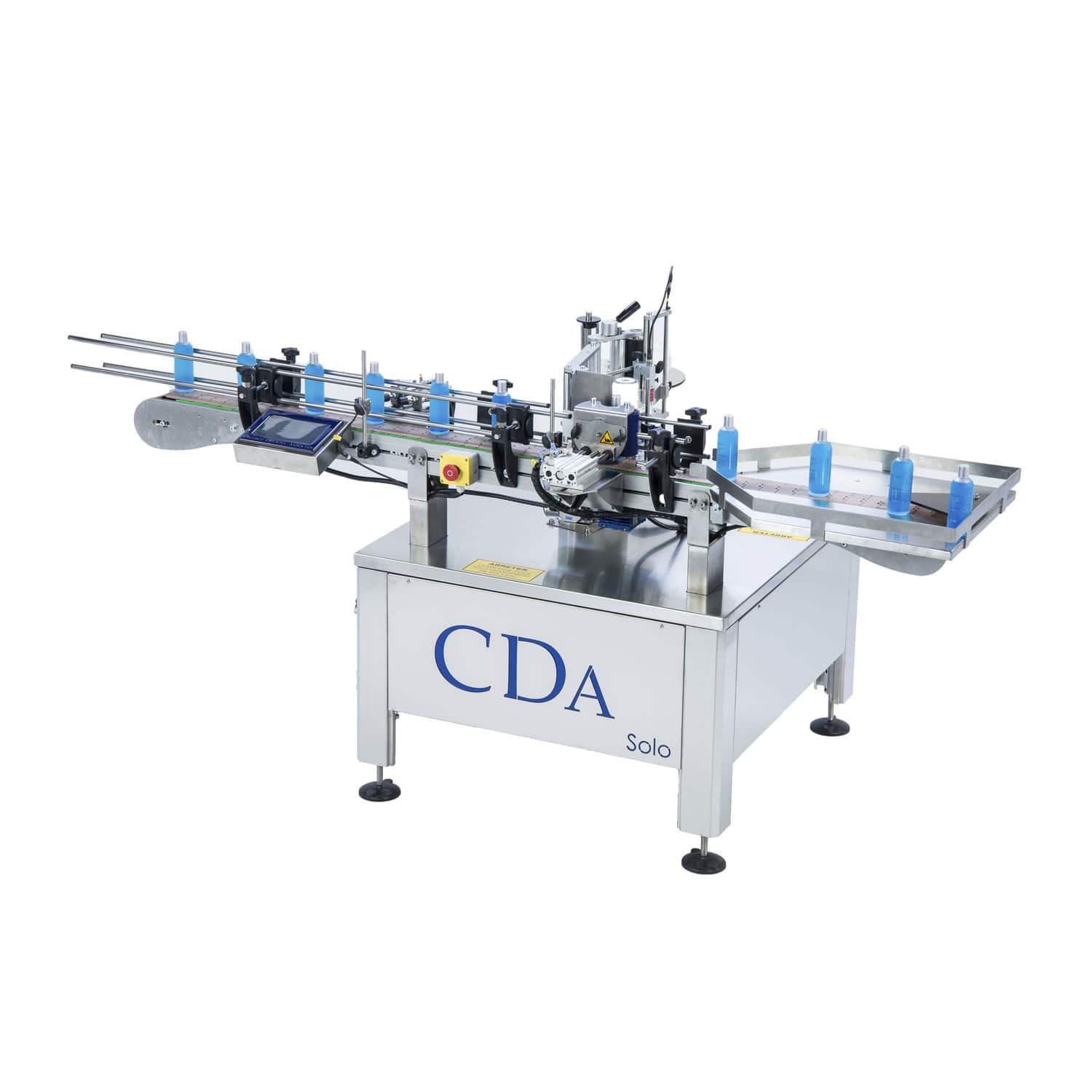 Automatic labeler - Solo - CDA - for chemicals / for bottles / side