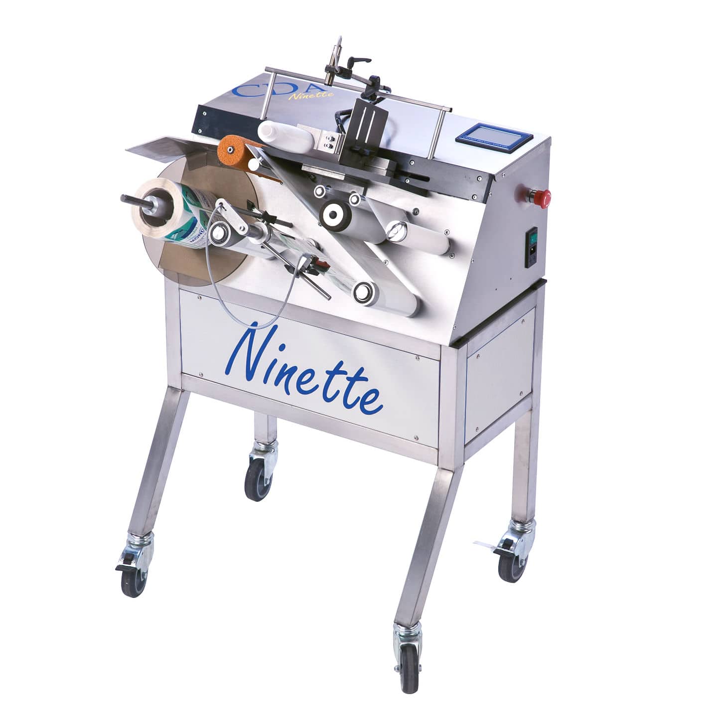 Semi-automatic labeler - Ninette A Plat - CDA - for chemicals / side / top