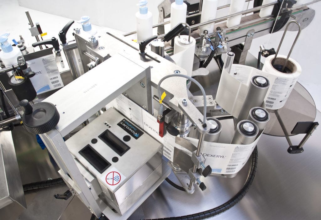 Thermal transfer printing machine - CDA - for labels / for bottles ...