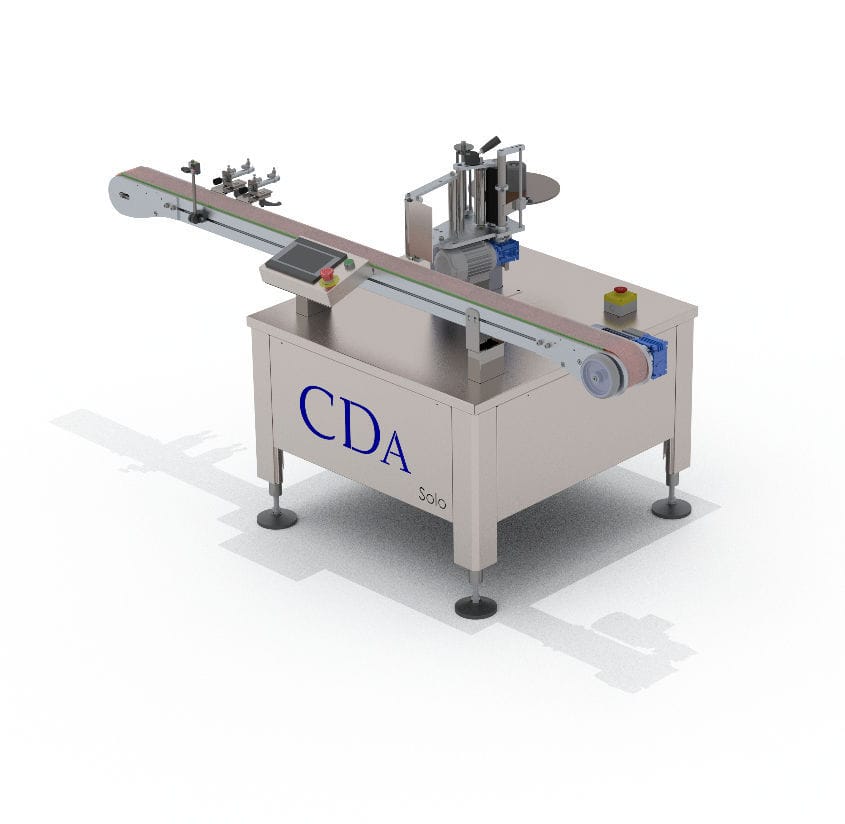 Automatic labelling machine - Solo Konic - CDA - for bottles / can / bucket