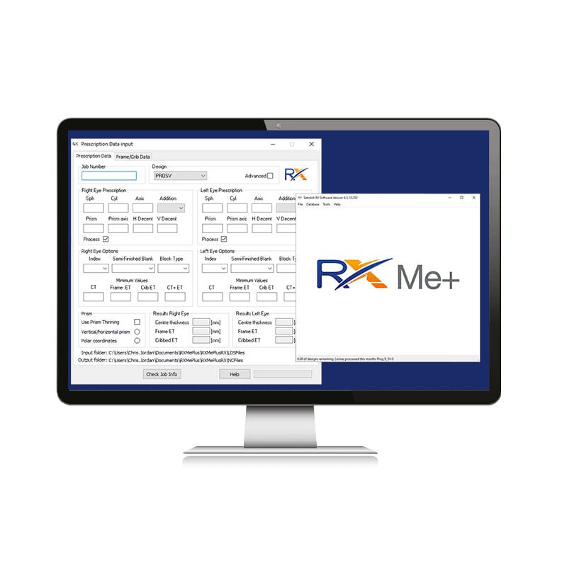 Management software - RxMe - Satisloh - design / optimization / optical