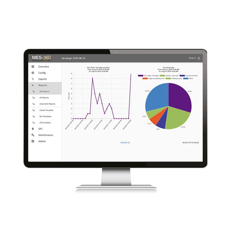 Monitoring software - MES-360 PO - Satisloh - process control ...