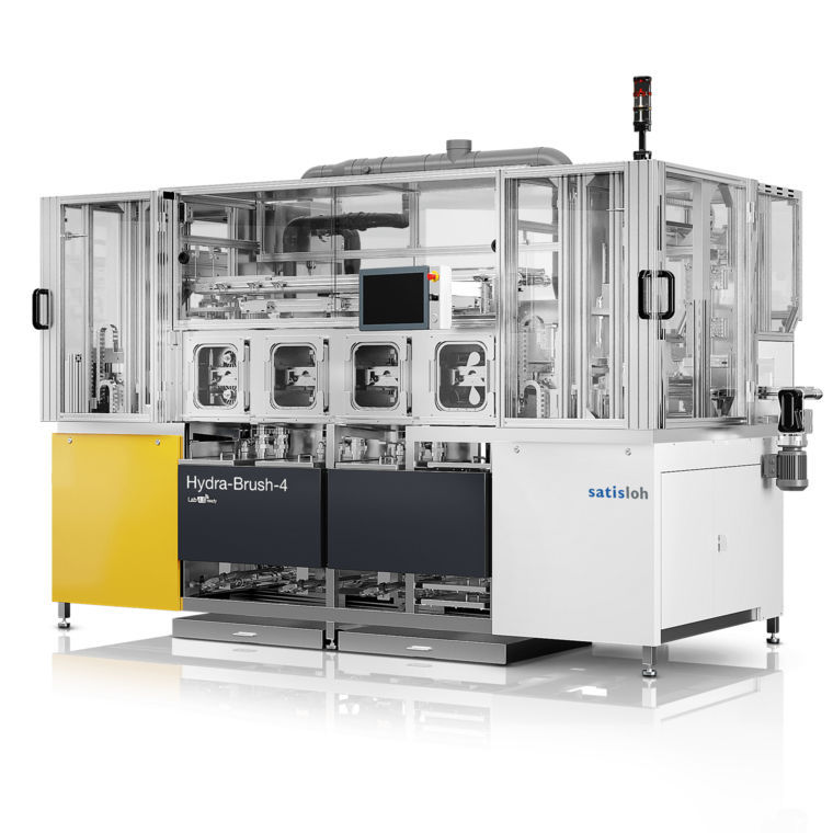 Water cleaning machine - Hydra-Brush-4 - Satisloh - automatic ...