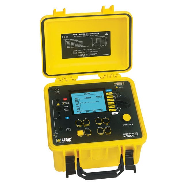 Insulation resistance tester - 5070 - AEMC Instruments - for printing ...