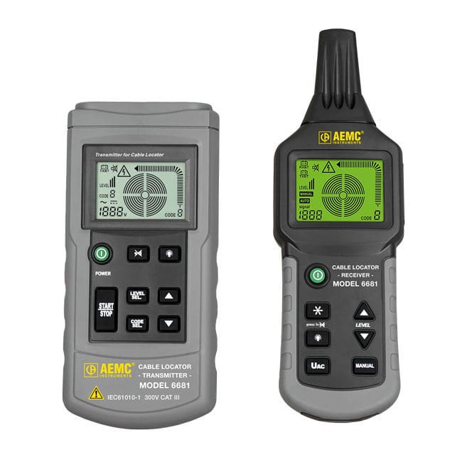 Cable fault detector - 6681 - AEMC Instruments - portable / digital