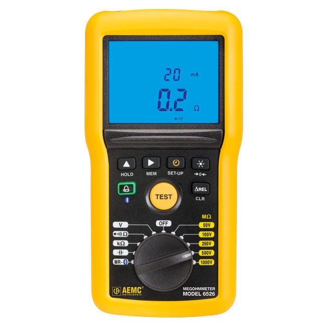 Digital megohmmeter - 6526 - AEMC Instruments - portable