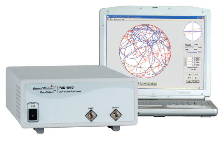 Optical polarimeter - POD-101D - General Photonics - high-speed