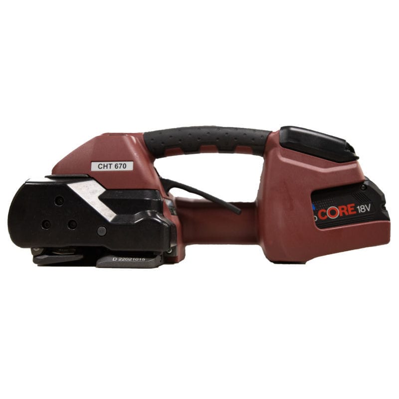 Manual strapping tool - CHT 670 - Cyklop - battery-powered / for ...