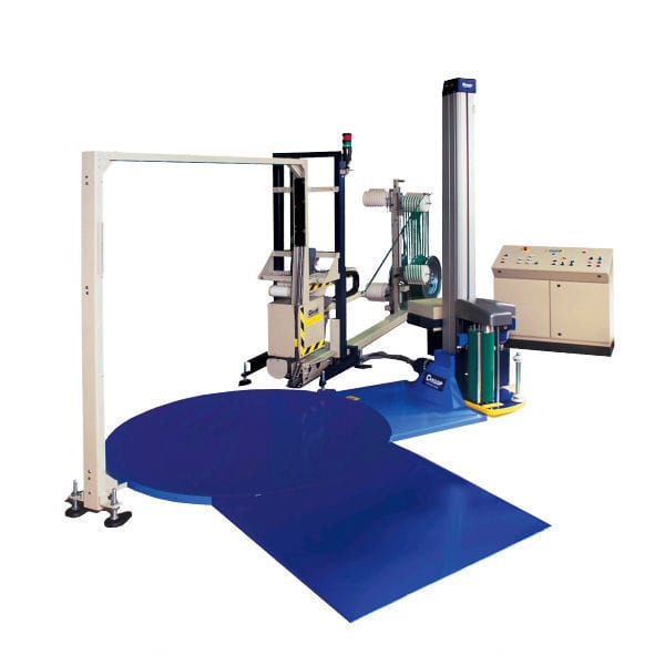Turntable wrapping machine - TWINPACK - Cyklop - manual / pallet ...