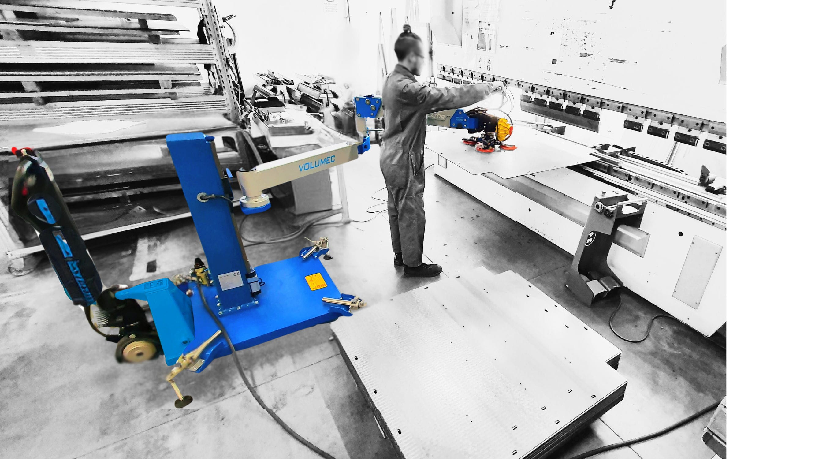 Pneumatic manipulator - ROVER RM01 - VOLUMEC® & EASYARM - with gripping ...